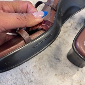 Athena Alexander | Shoes | Athena Alexander Brown Scrappy Wedge | Poshmark